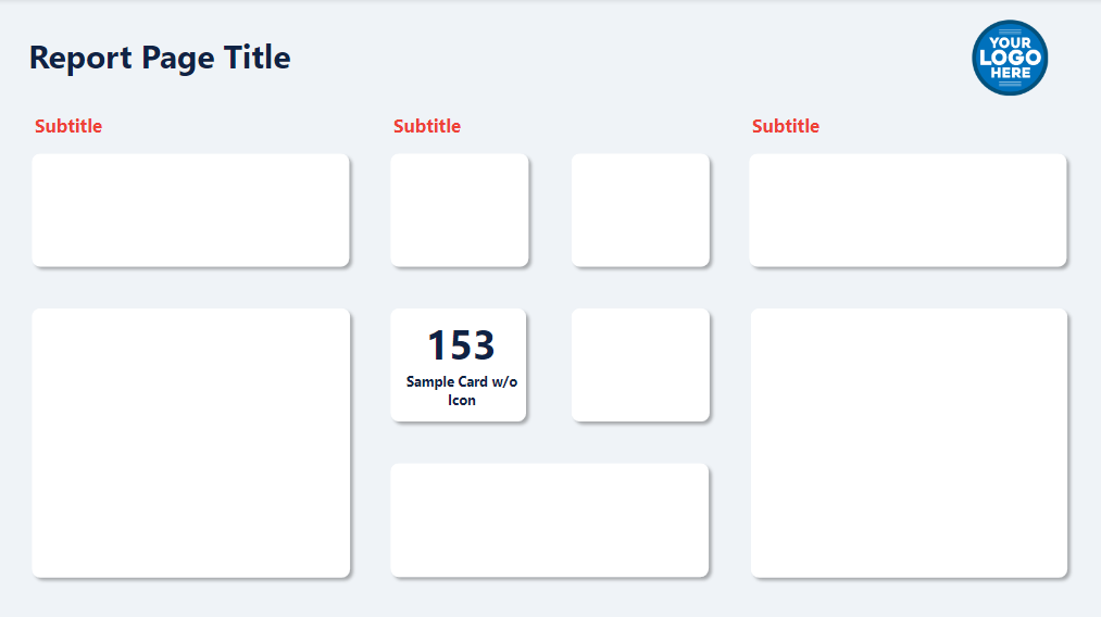 Report Style Power BI Template | Multi-Page Power BI Template | Power ...
